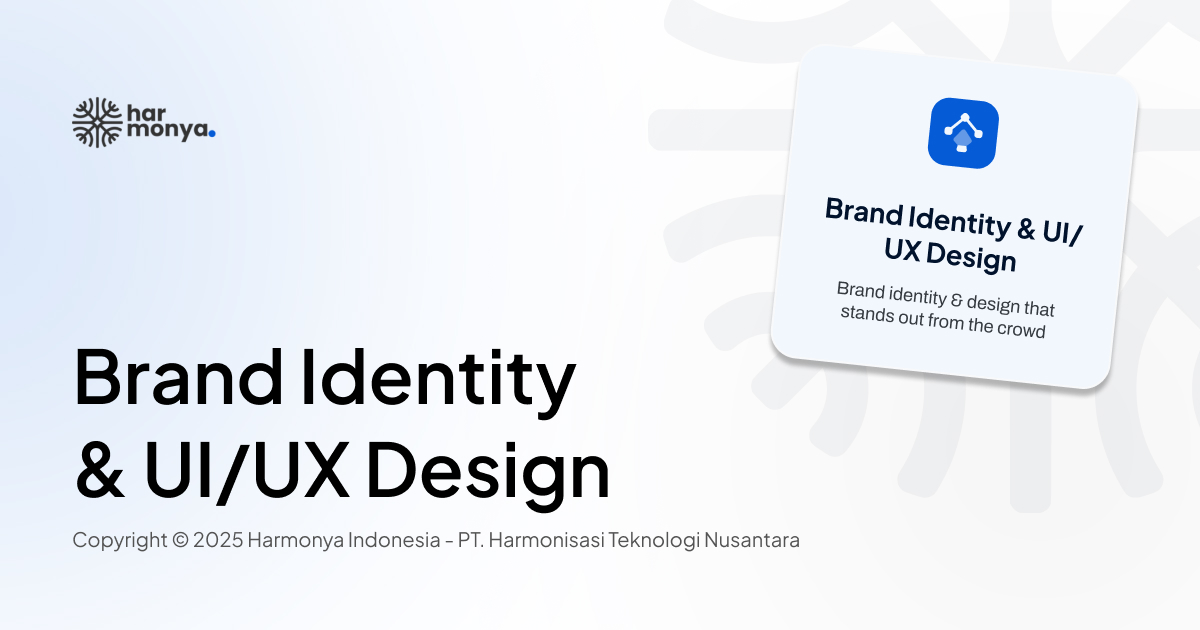 Brand Identity & UI/UX Design - Harmonya Indonesia