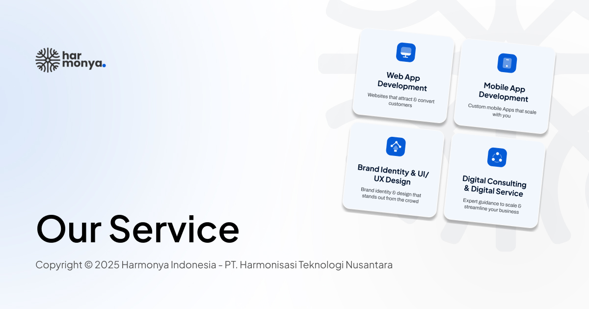Services - Harmonya Indonesia
